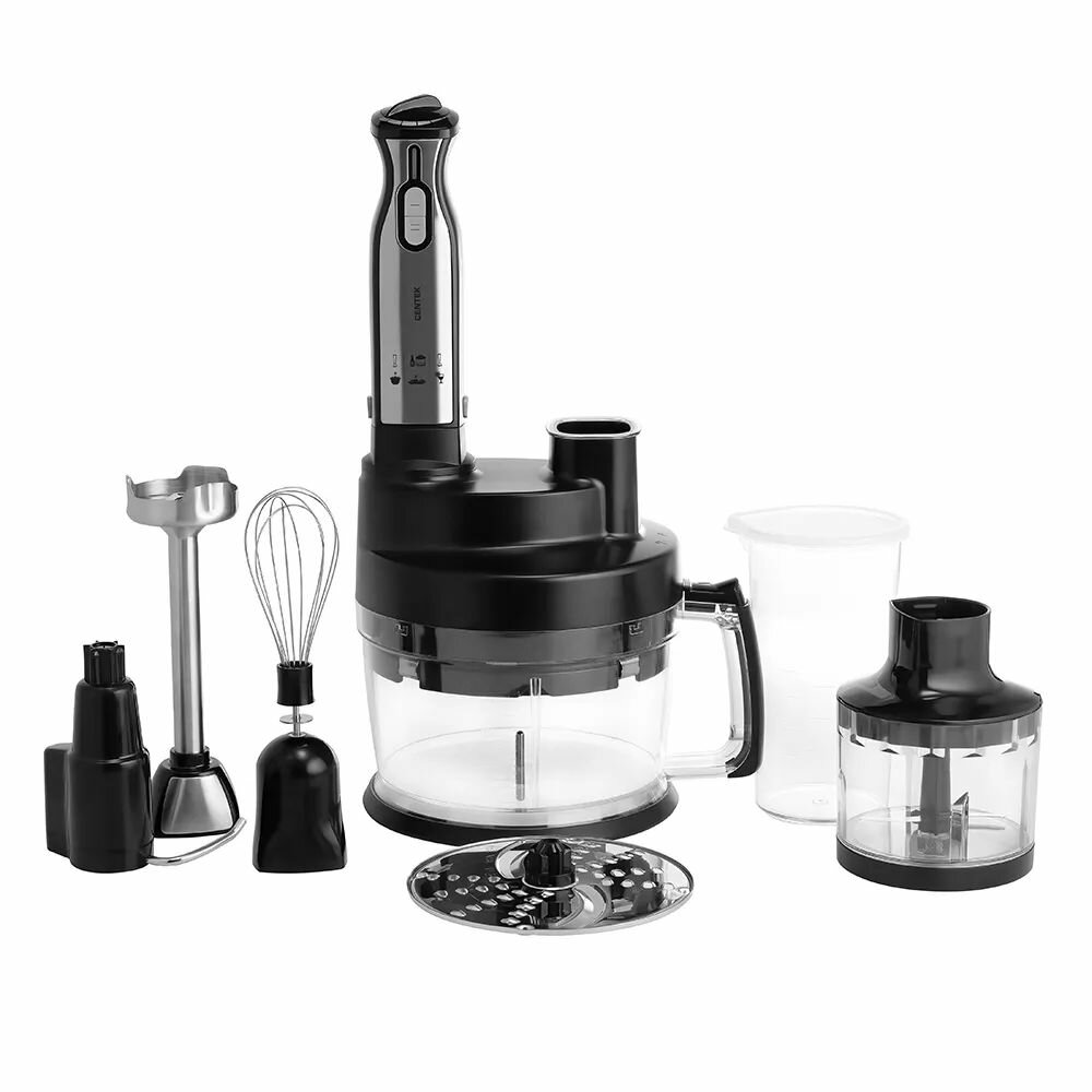 Блендер CENTEK CT-1310, 1200Вт, 2 скорости, металлический корпус, 2л