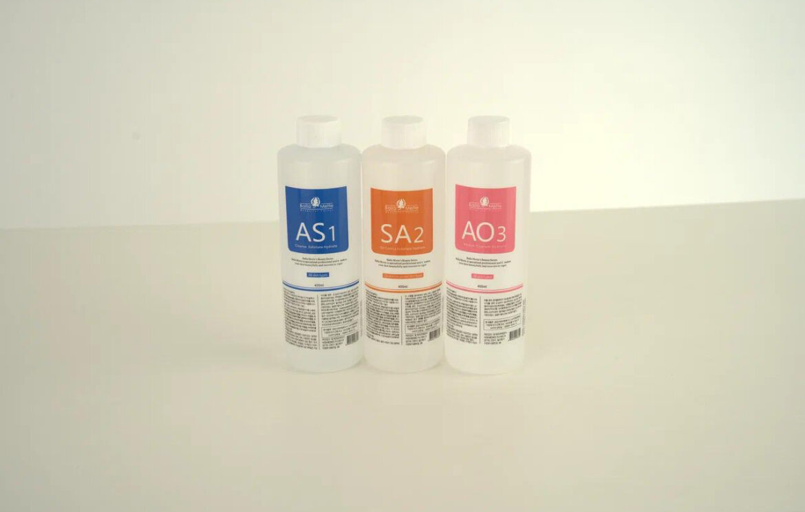 Набор сывороток для гидропилинга H2O2, для всех типов кожи 3шт 400мл