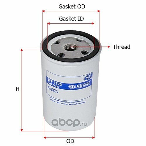 Фильтр топливный Sure Filter SFF1723