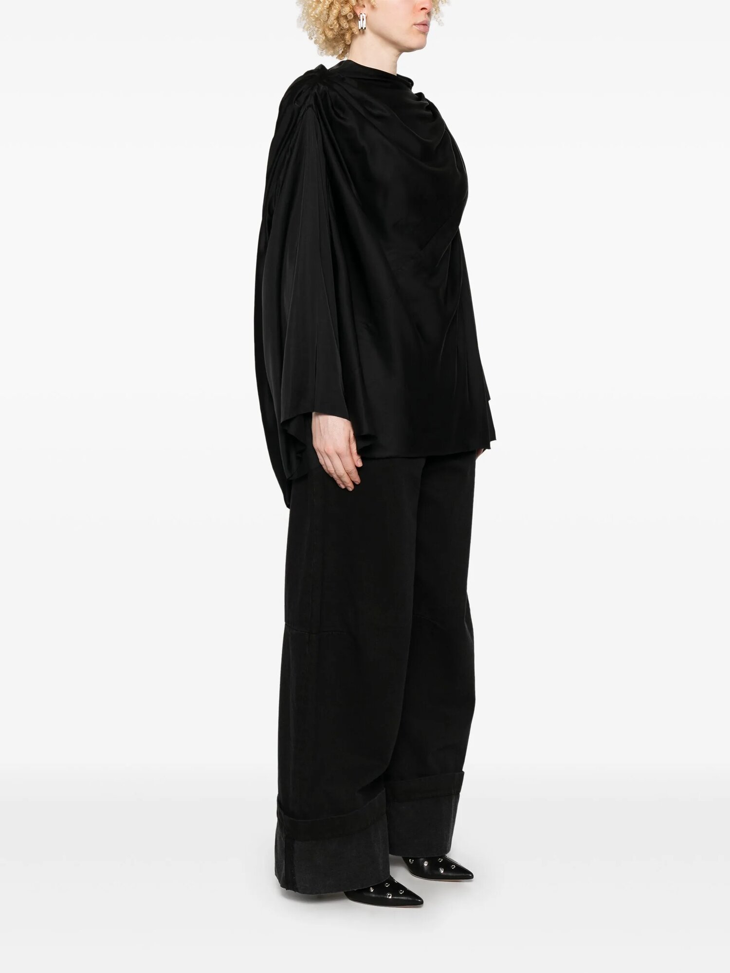 Топ Rick Owens Claudette, размер 40, black/black — фото 1
