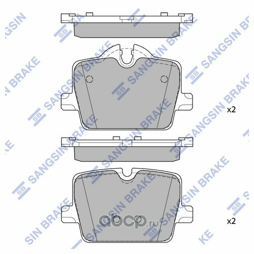 Колодки тормозные Hi-Q SP2821