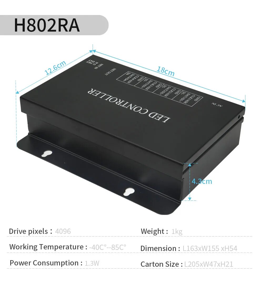 RGB светодиодный контроллер H802RA, AU Plug