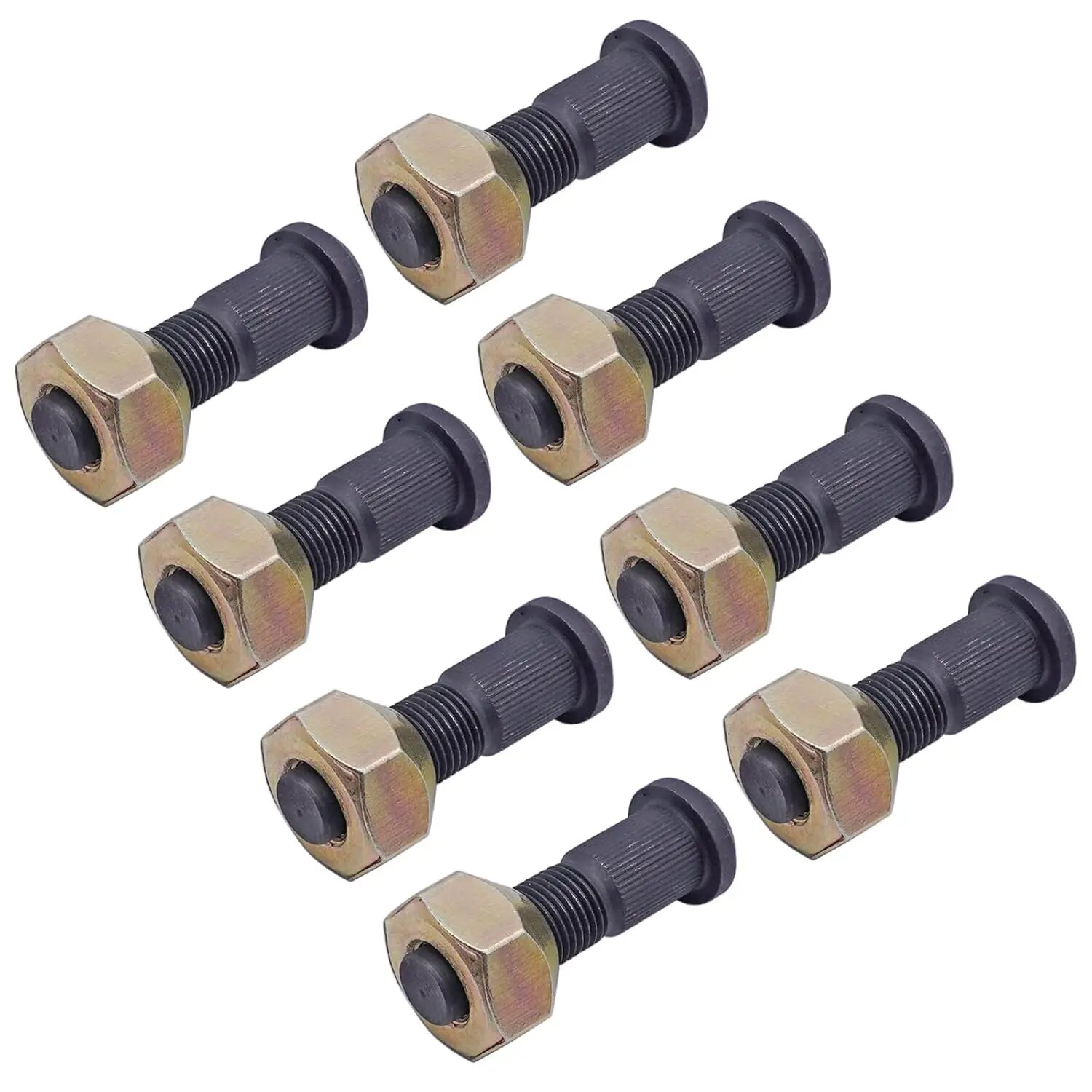 8шт 6709170 6564669 Комплект колесных болтов и гаек, комплект наконечников и шпилек, совместимый с Bobcat 643 S76 S770 S570 S130 632 642 742 751 753