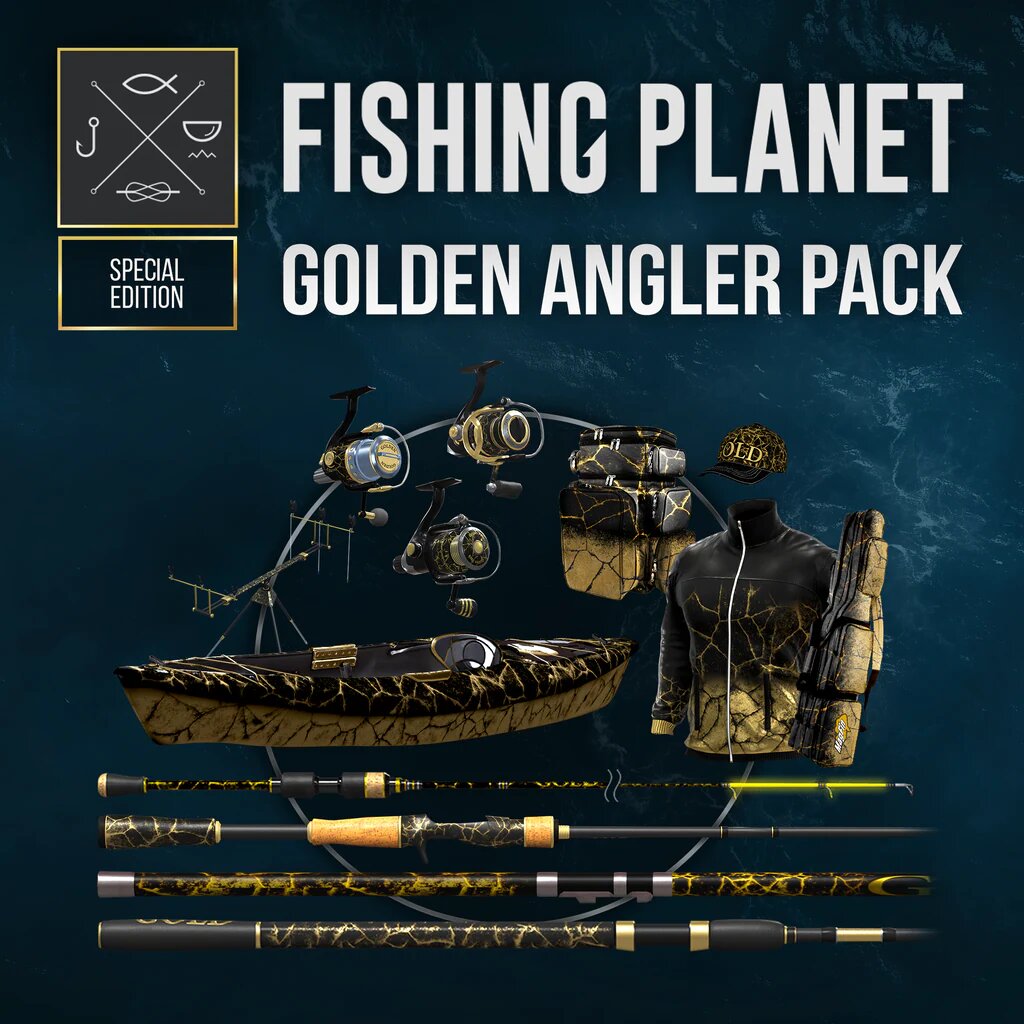 Дополнение Fishing Planet: Golden Angler Pack, цифровое издание PlayStation 4, регион Индия / код пополнения баланса