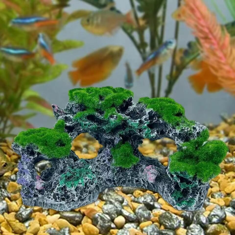 Аквариум Коралловый риф Скала Орнамент