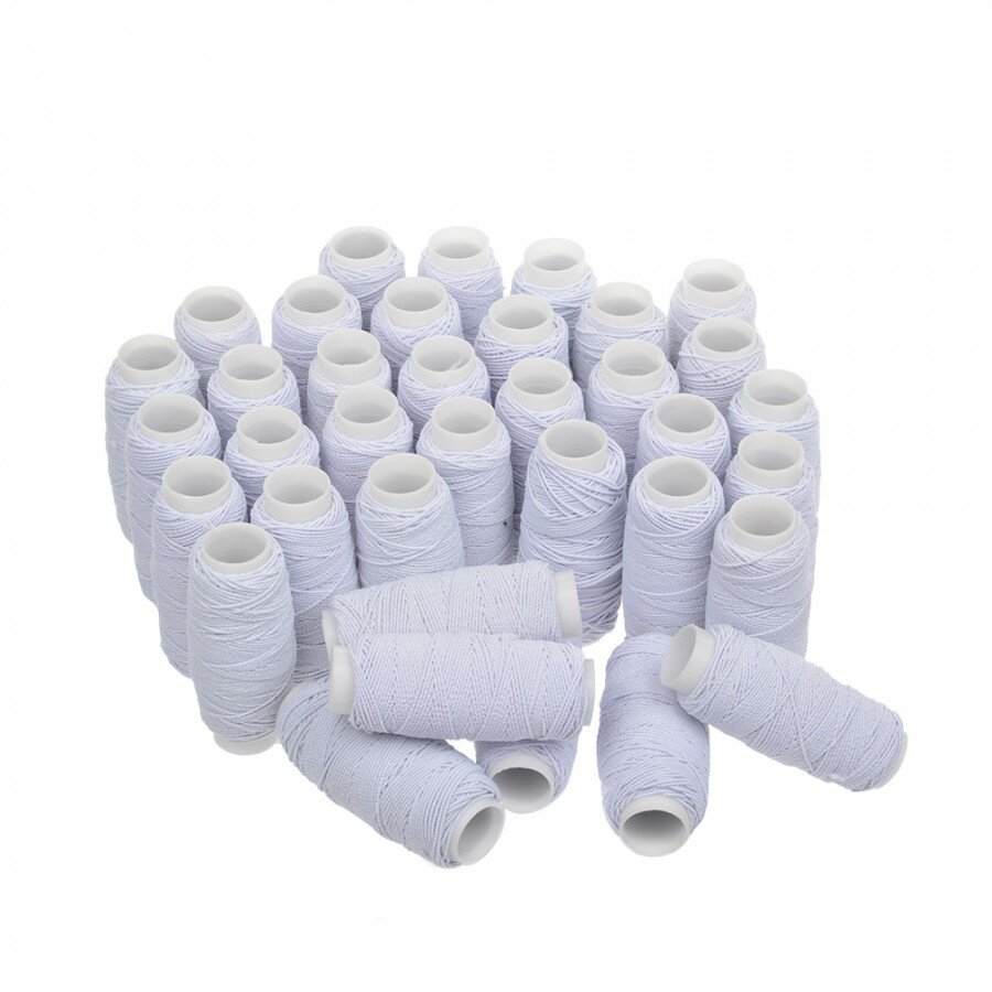 Нитки ТВ. ЕТ-05 #37 спандекс 25м цв. белый уп.36 кат.