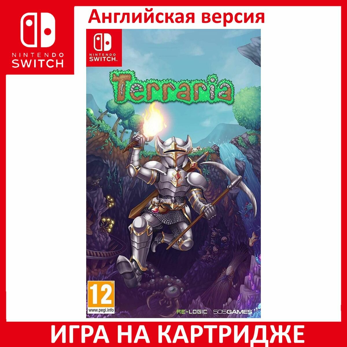 Игра Terraria Switch Картридж на Nintendo Switch Английская версия