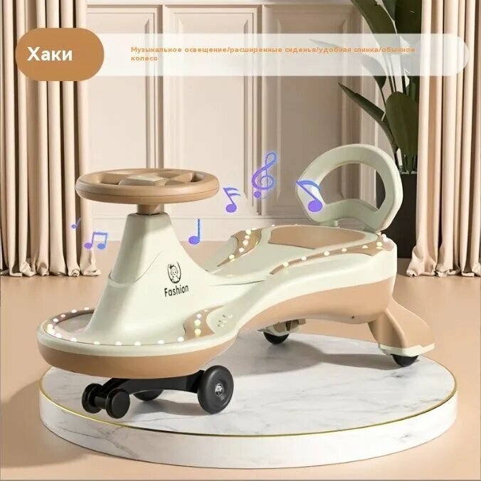 Каталка FASHION D071 BabyCar, бесшумные колеса, выдерживает до 100кг, от 1года