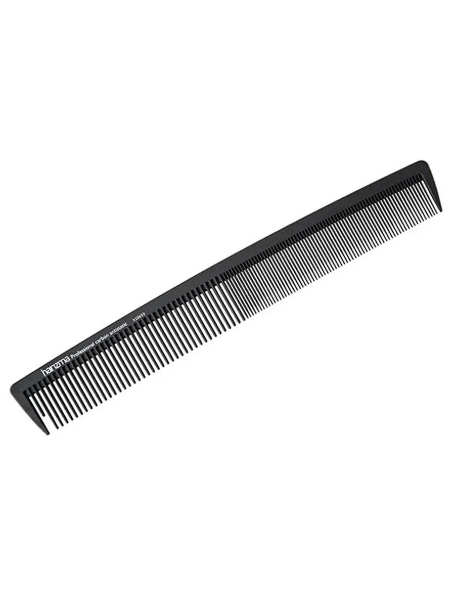 Расческа Harizma Carbon Antistatic, профессиональная, антистатическая, карбоновая, 22 см