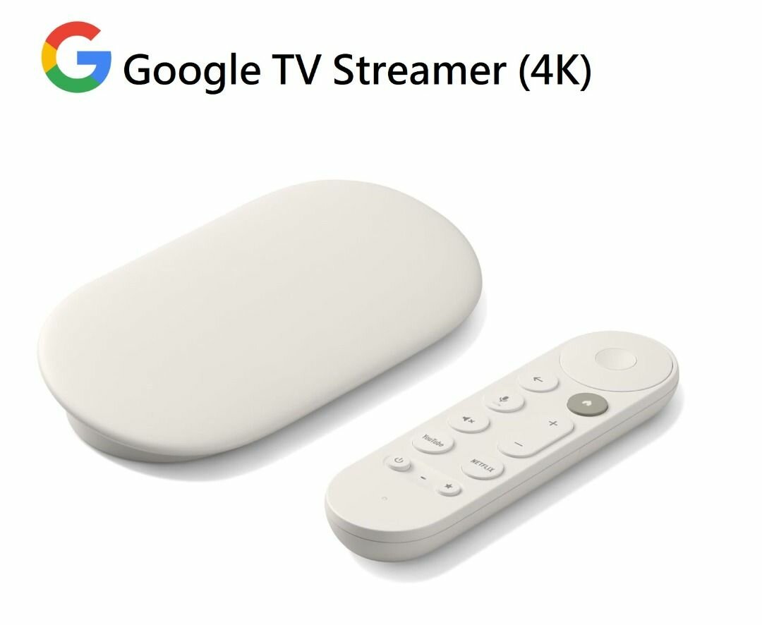 ТВ-приставка Google Streamer 4k Google TV, Белый