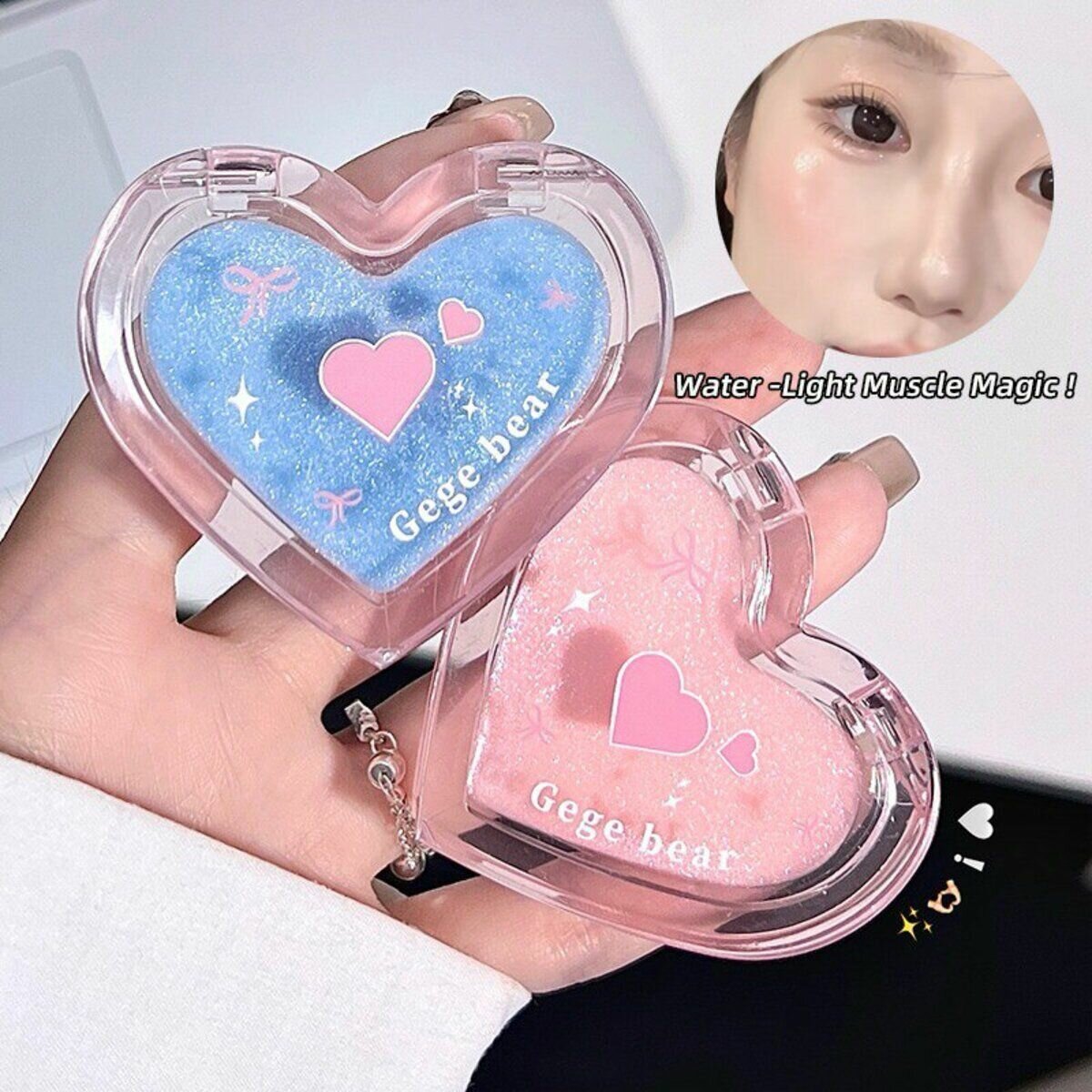 Натуральные румяна для лица и тела