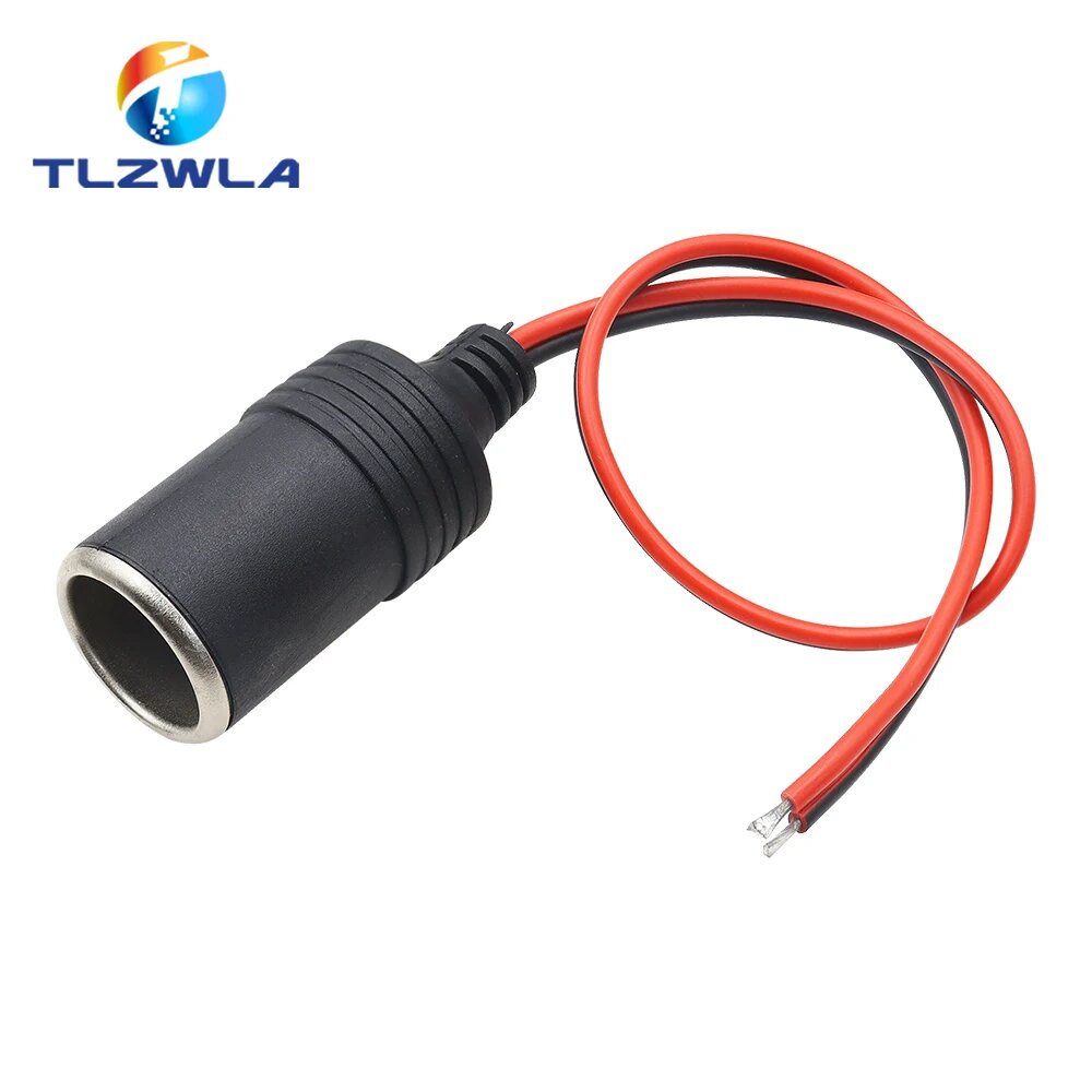 1 шт, 10 А, 12 В, 24 В, автомобильный прикуриватель, встроенная розетка, линия высокой мощности, длина 30 см