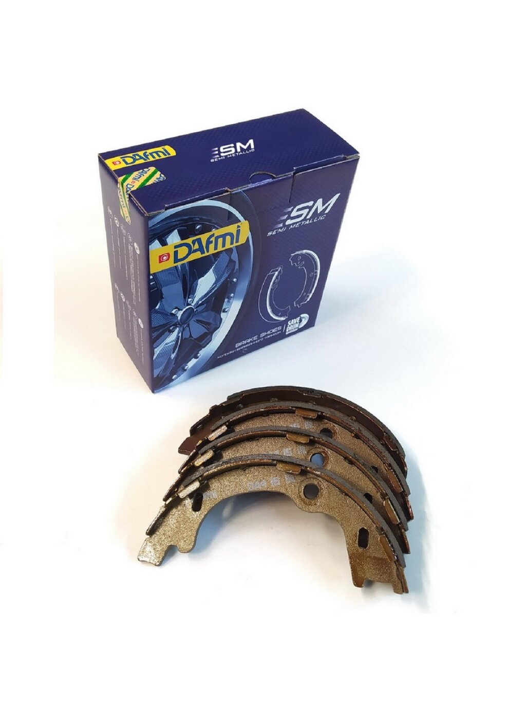 Колодки тормозные барабанные задние DAFMI DA415