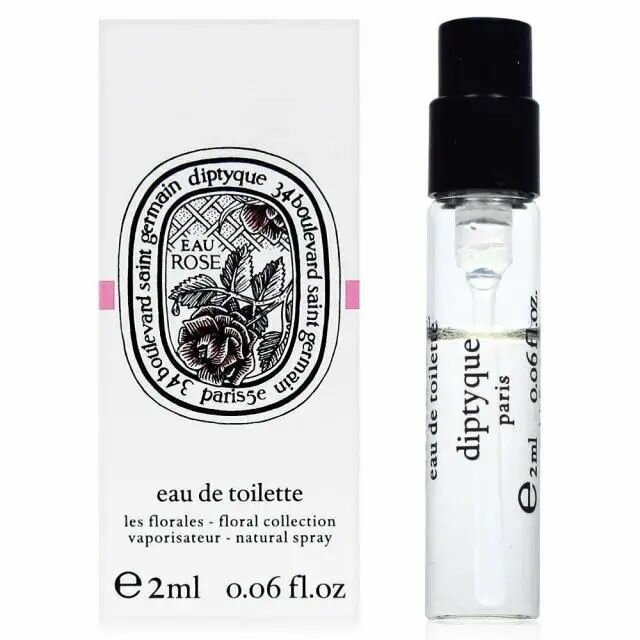 Diptyque Eau Rose Туалетная вода для женщин 2 мл