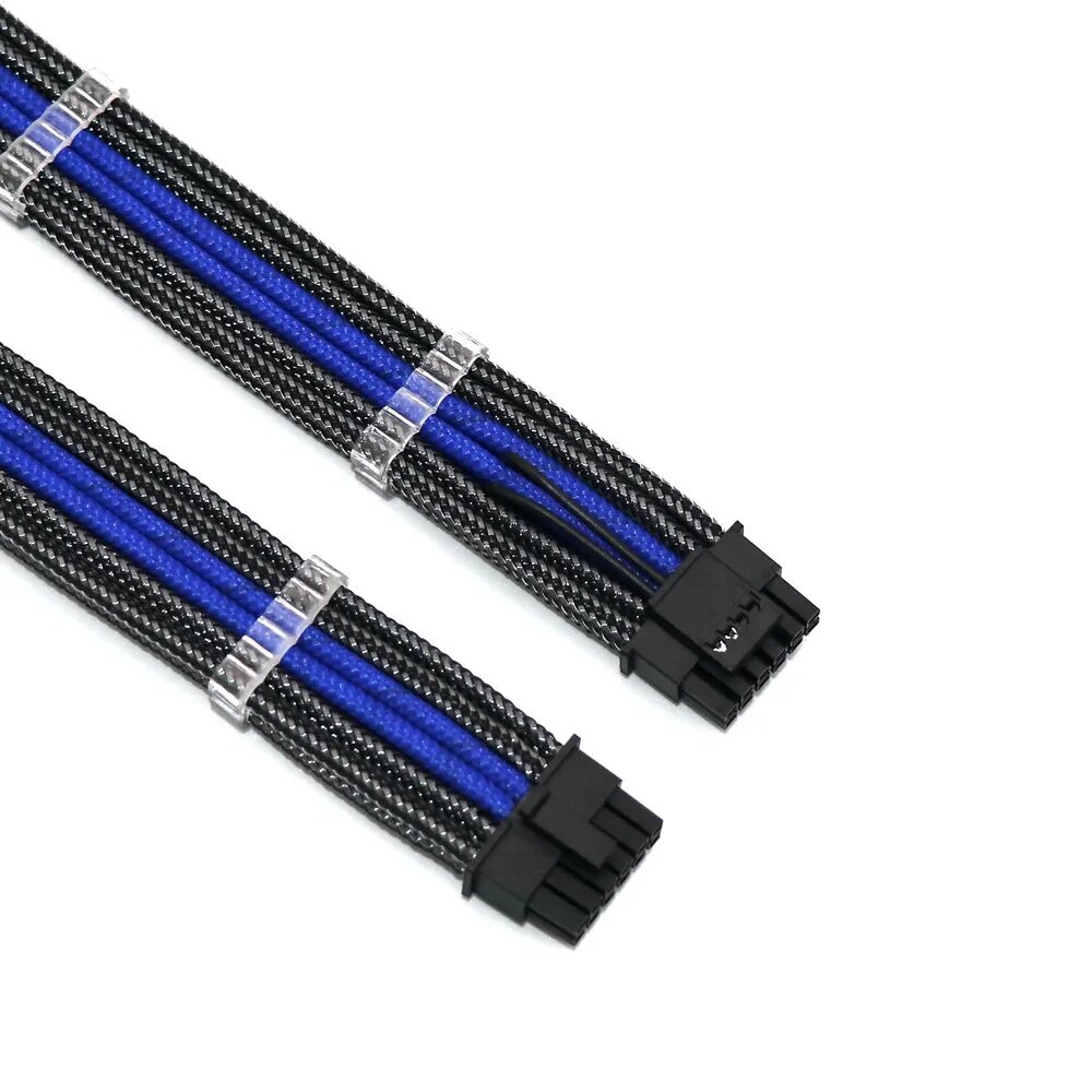 BOHCHONG Модульный кабель питания 600 Вт 12VHPWR 70cm, Carbon ElectircBlue