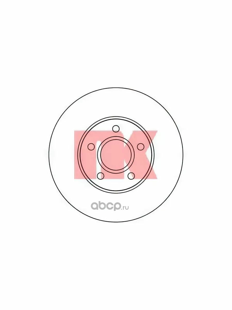 Тормозной диск передний 15' wheel. Комплект из 2 шт