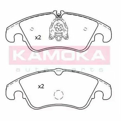 Колодки тормозные дисковые Kamoka JQ101298 для Audi A4, A5, Q5