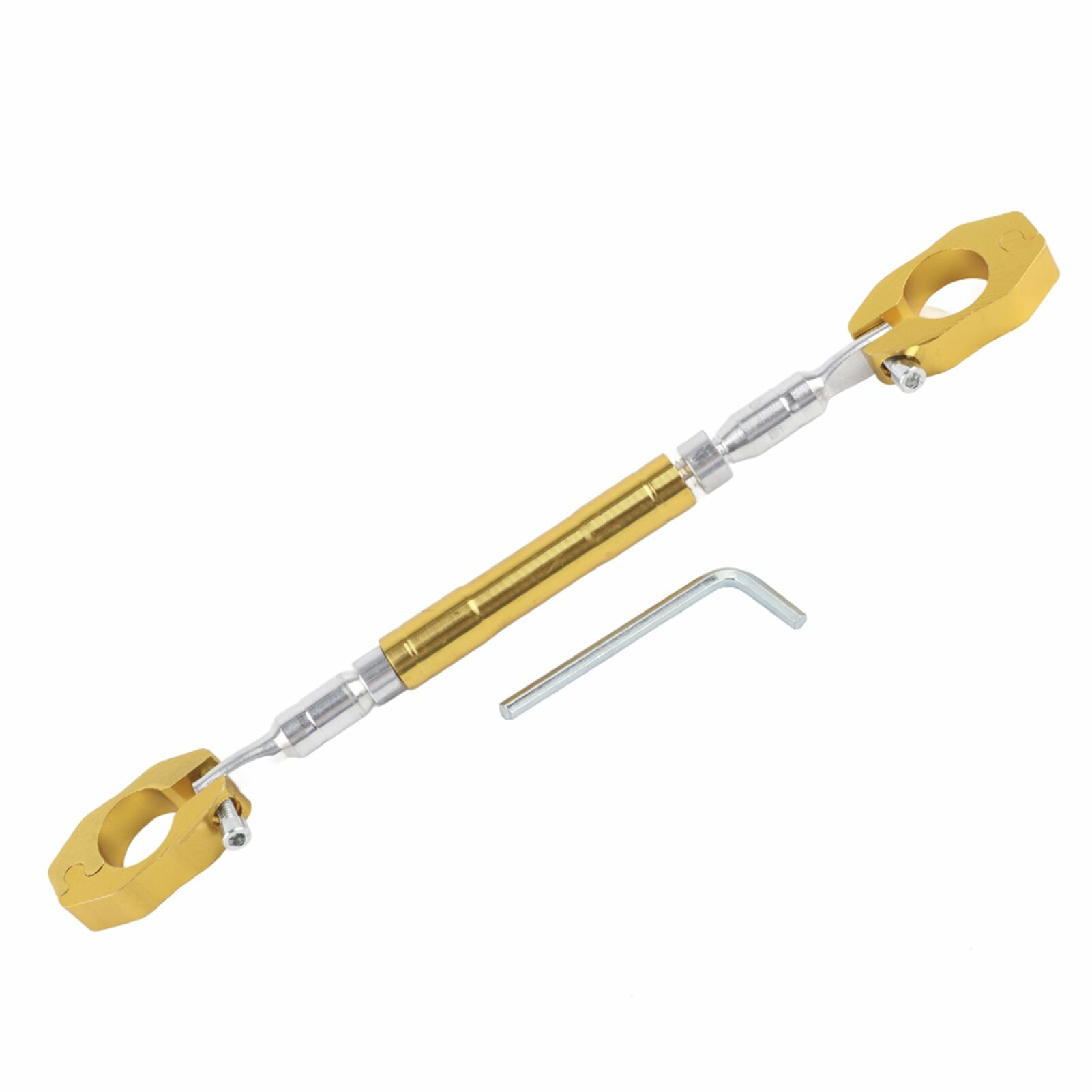 Регулируемая поперечная балка руля мотоцикла (золотая)