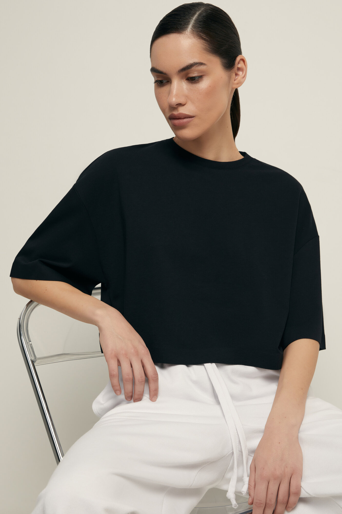 Футболка укороченная