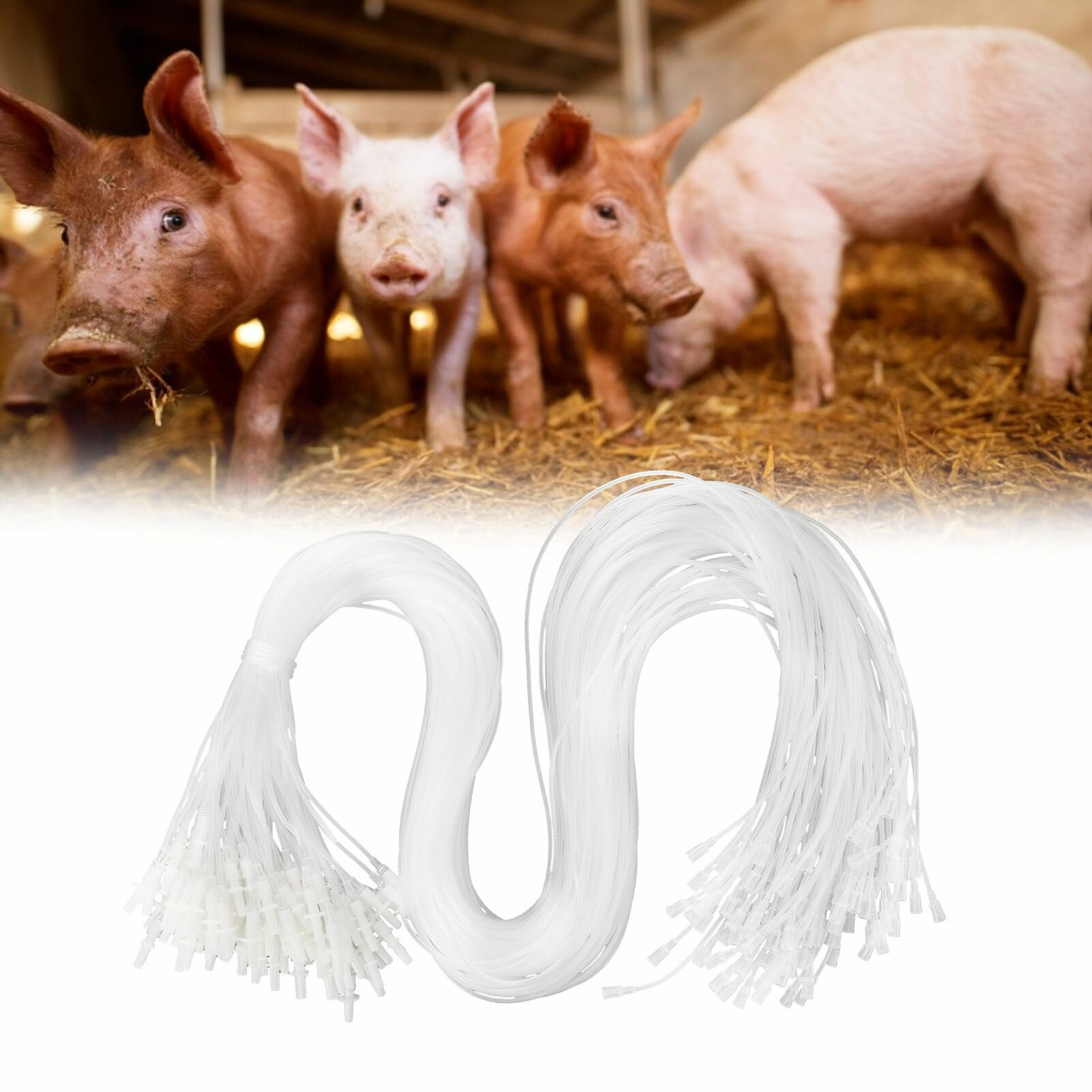 100 шт, ветеринарная игла, удлинительная трубка, шприц, инфузионная трубка, аксессуар для скота