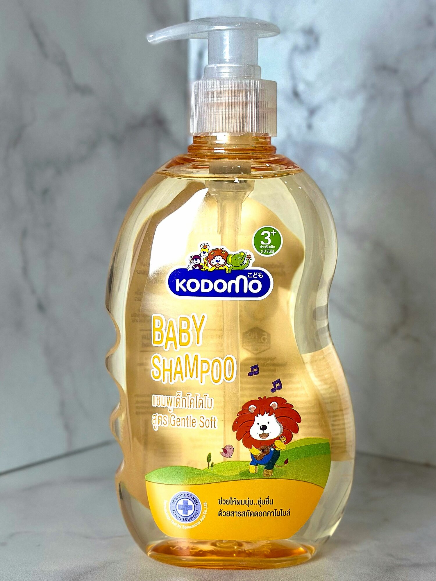 Детский шампунь LION Kodomo с увлажняющим кремом (0+), 400 мл