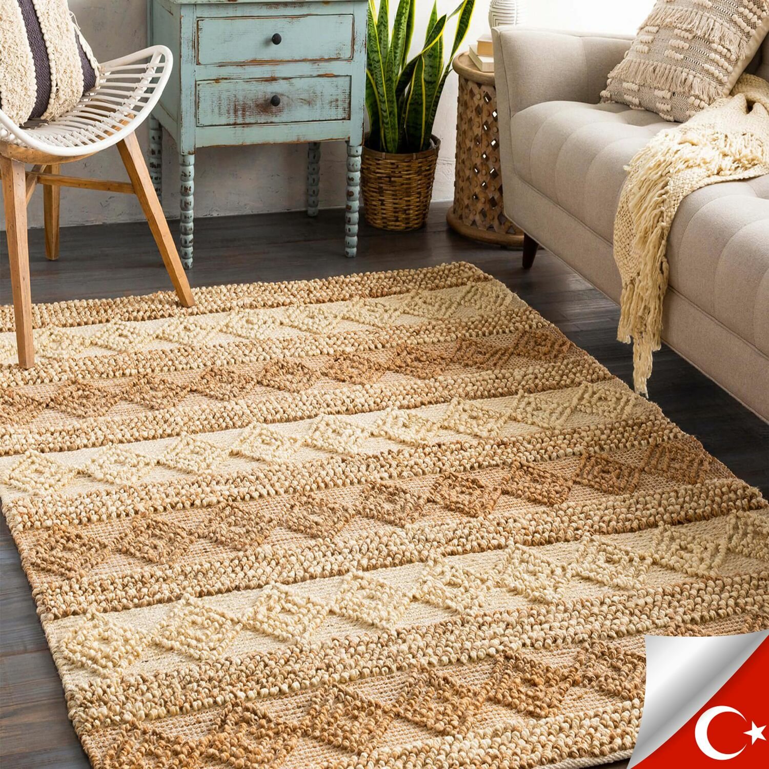 Koza Home Ковер Natura, 0.9 x 1.5 м