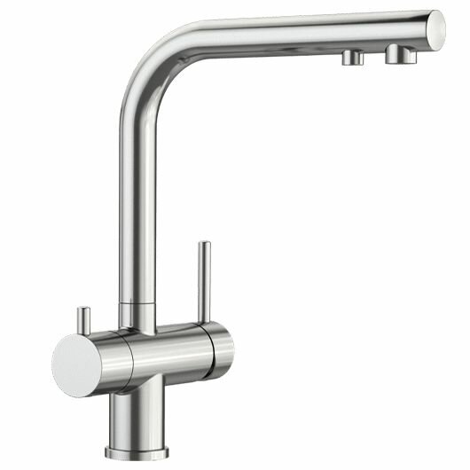 Смеситель для кухни Blanco FONTAS II 525138 нержавеющая сталь с подключением фильтра