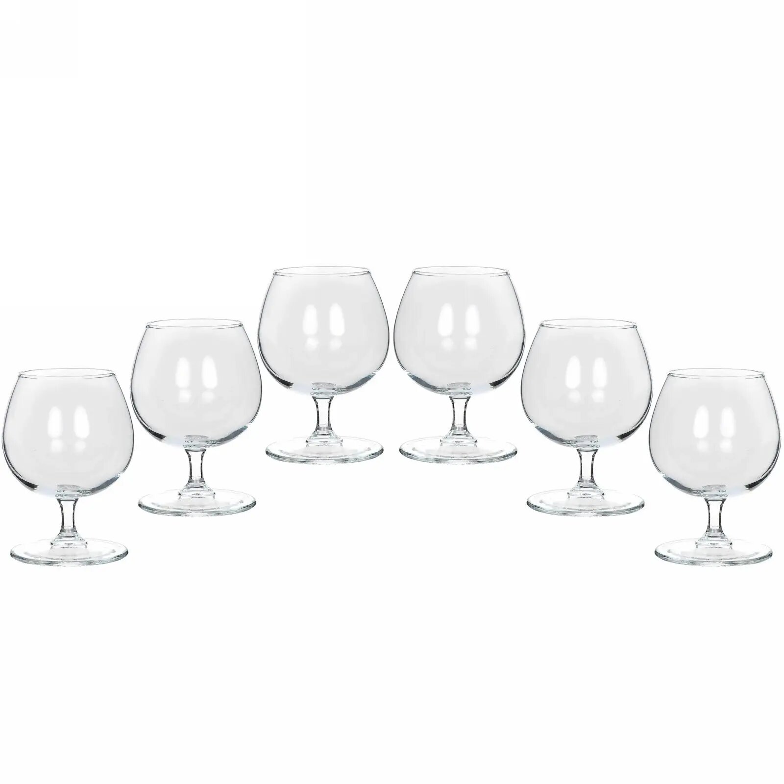 Набор бокалов для коньяка «Шаранте», 6 шт, стекло, 175 мл, элегантный дизайн