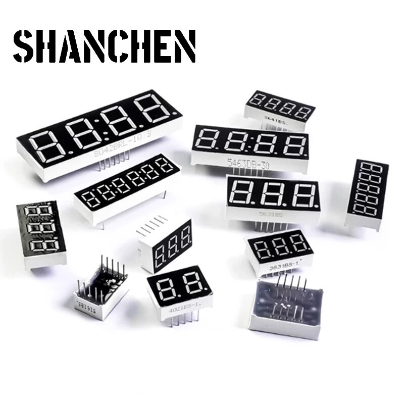 5 шт. Цифровые светодиодные дисплеи ZHUANG One 0.28-0.56 дюйма 0.56 Inch, 4 Bit Anode Clock