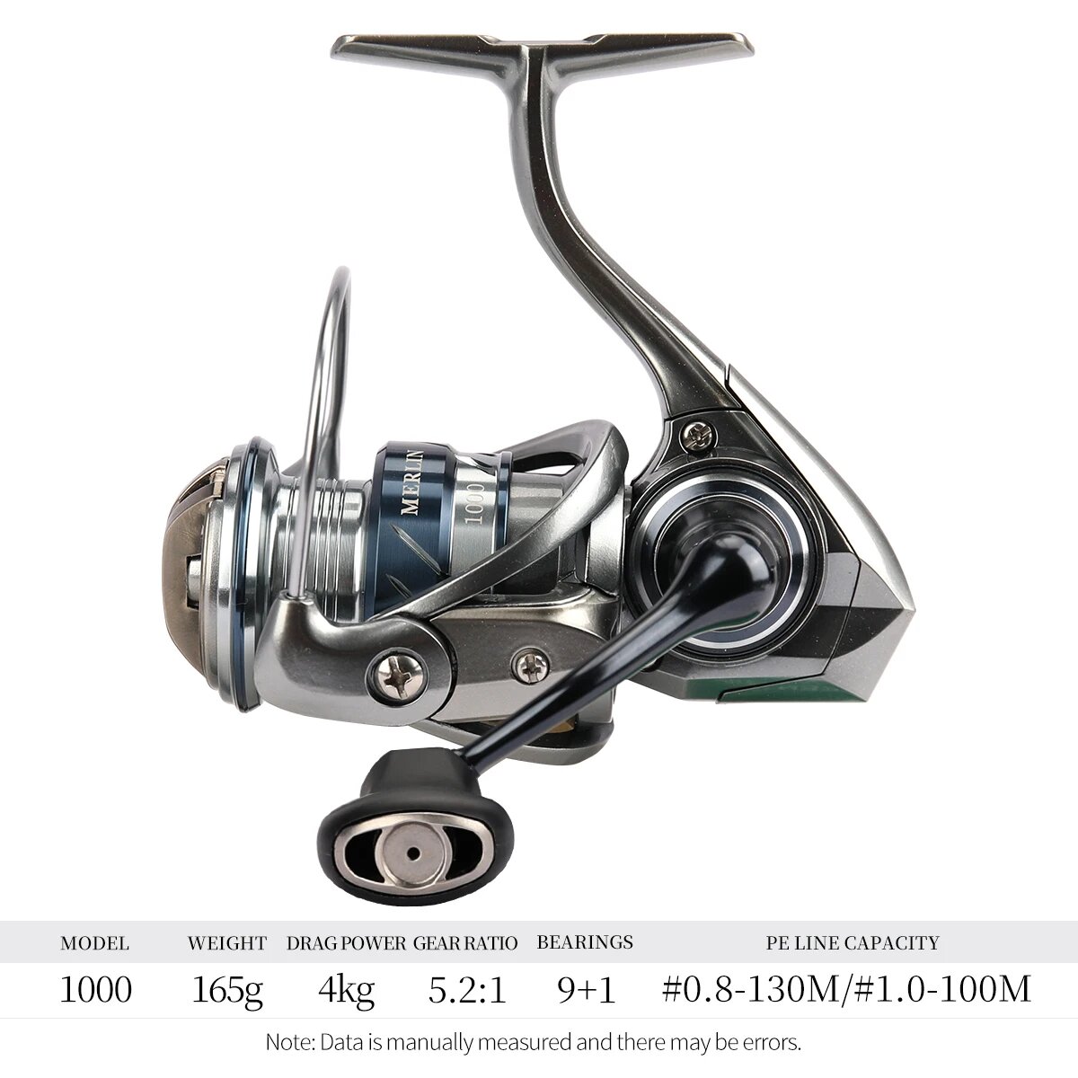 TSURINOYA Metal Merlin 1000, безынерционная катушка, Color: MERLIN 1000