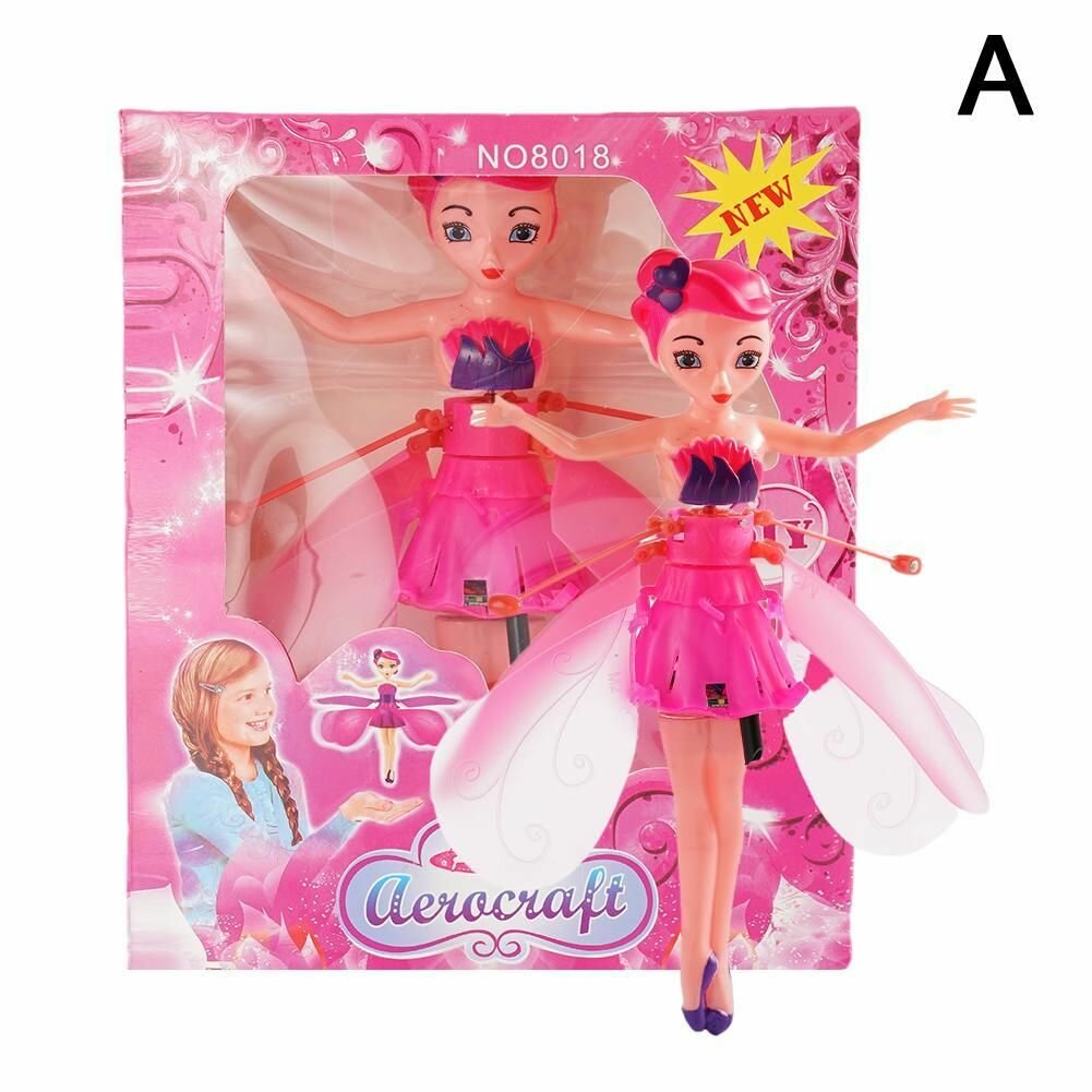 Детская летающая игрушка фея с дистанционным управлением и датчиком жестов