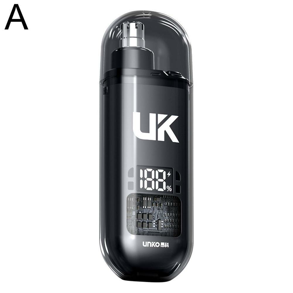 Триммер для волос в носу, Цифровой дисплей, С USB-кабелем и щеточкой для чистки
