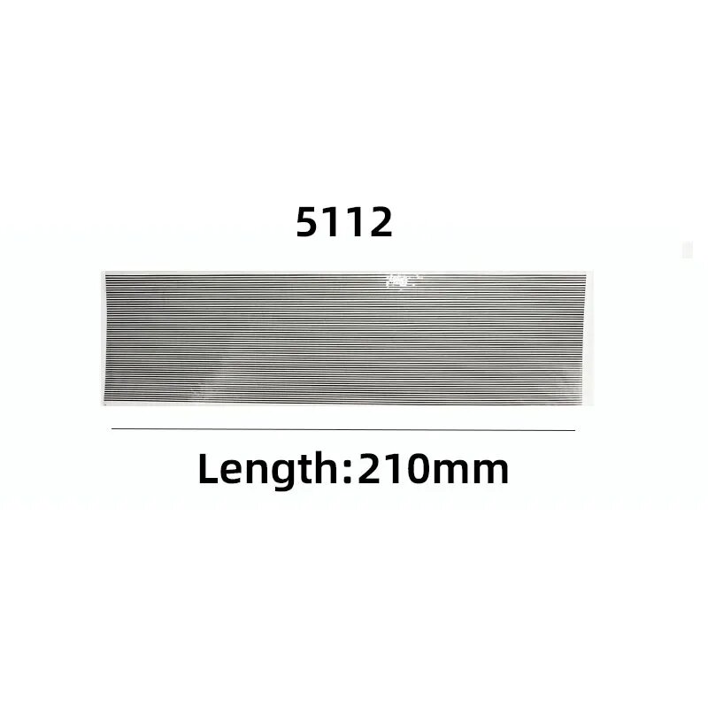 Лента рифлёная 5112, 210 мм, Цвет: 1.2mm