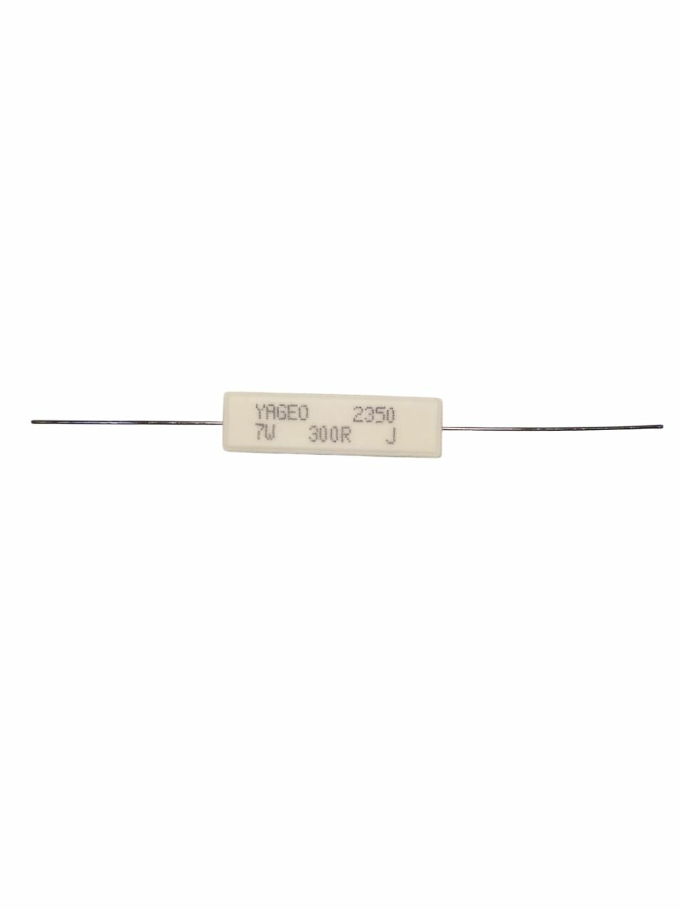 Резистор проволочный мощный (цементный) SQP 7 Вт 300 Ом, 7W300RJ
