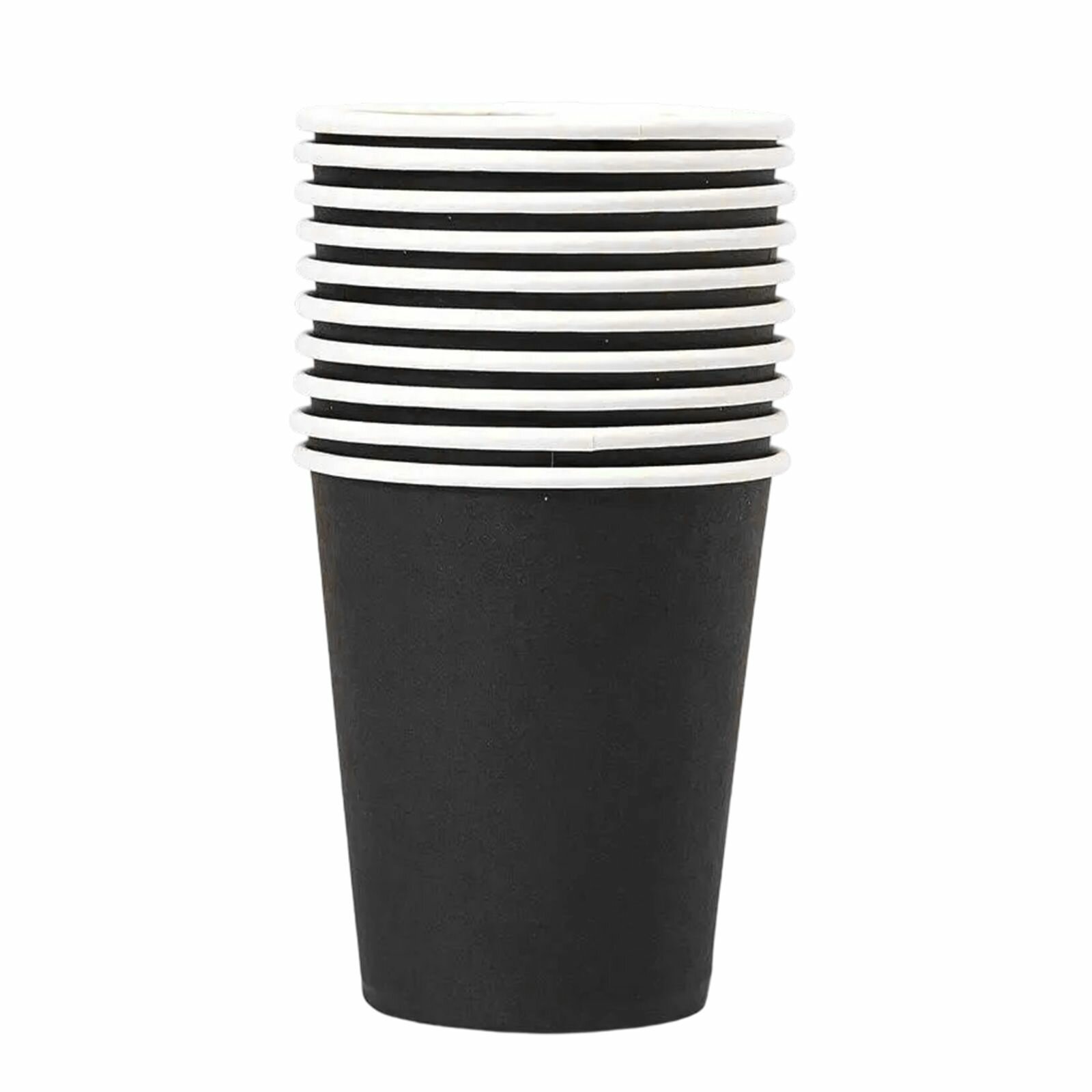 10 штук биоразлагаемых стаканчиков для кофе нежно-розового цвета