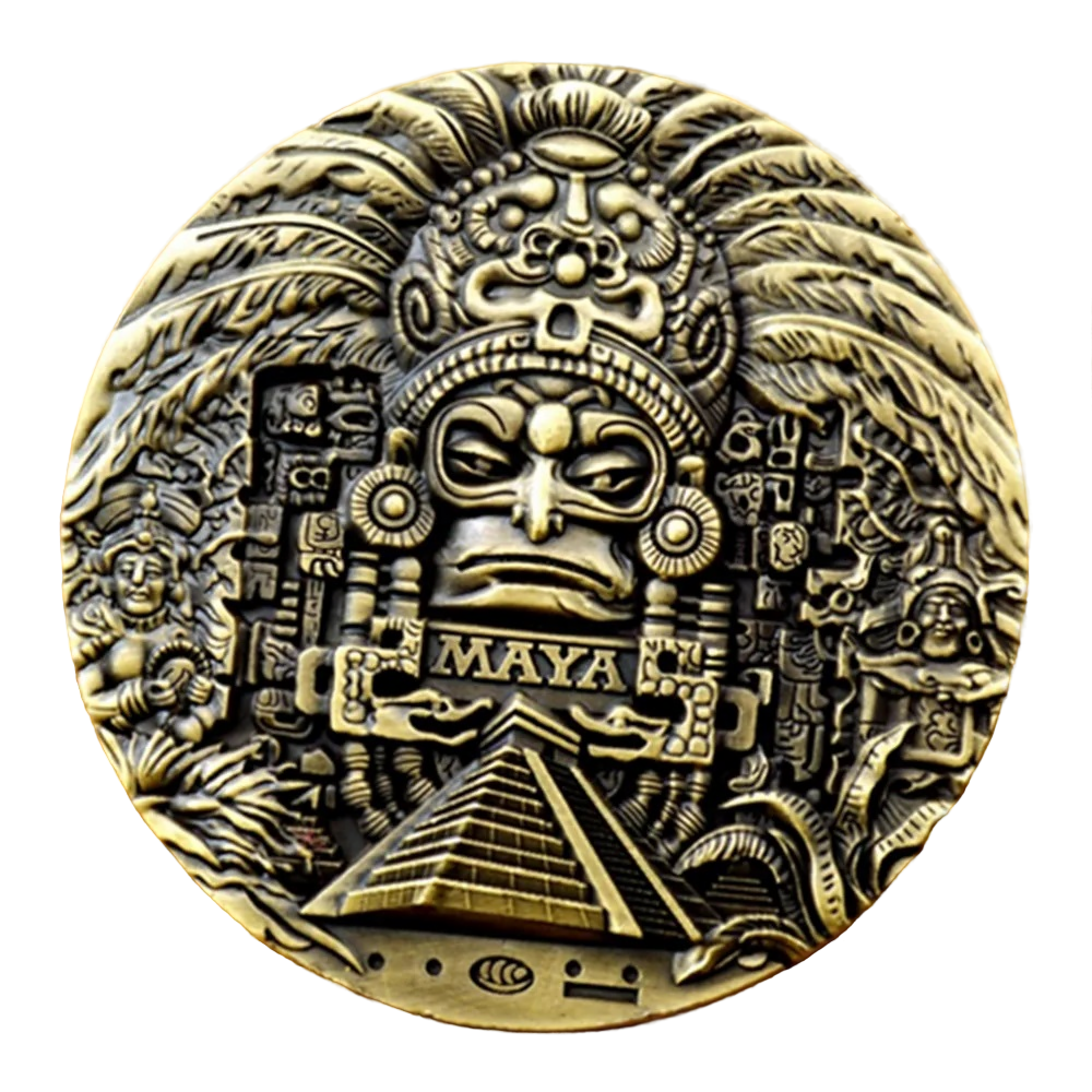 Сувенирная Монета "Календарь Индейцев Майя"