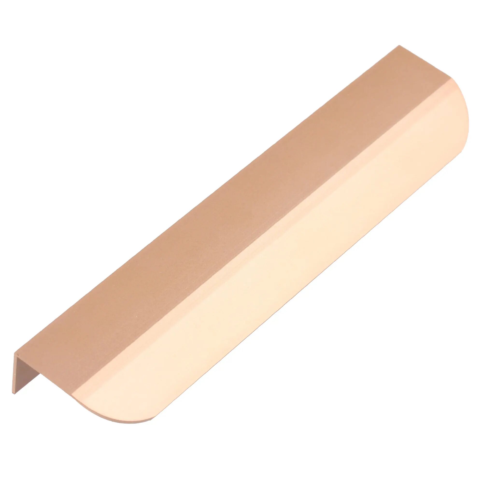 Мура мебельная ручка-профиль матовая бронза 160 мм для кухонь, шкафов и мебели