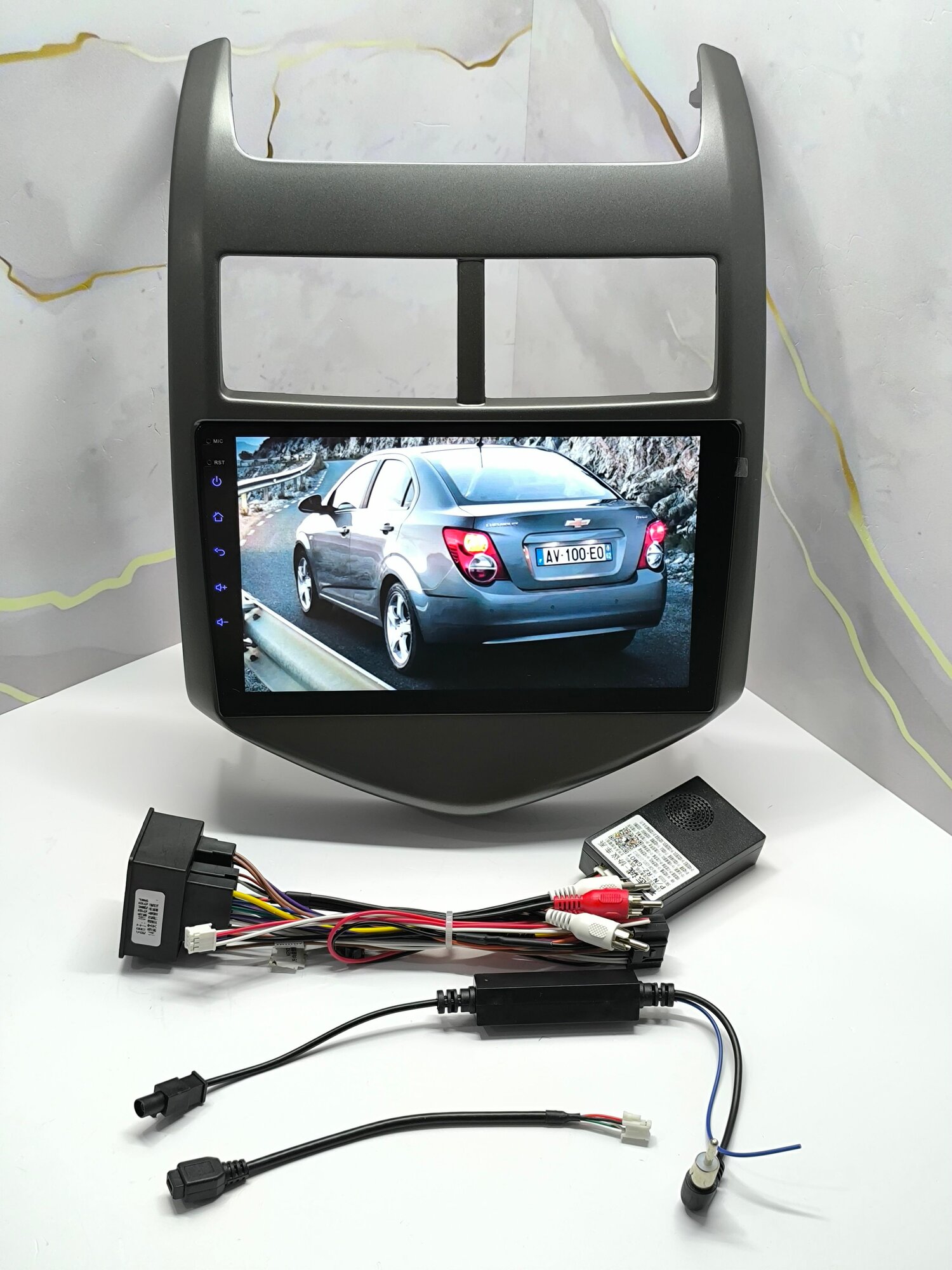 Магнитола Шевроле Авео т300, андроид 9 дюймов 2+32гб, IPS экран с разрешением 1280*720 / штатная магнитола android chevrolet aveo т300 (2011-2015)