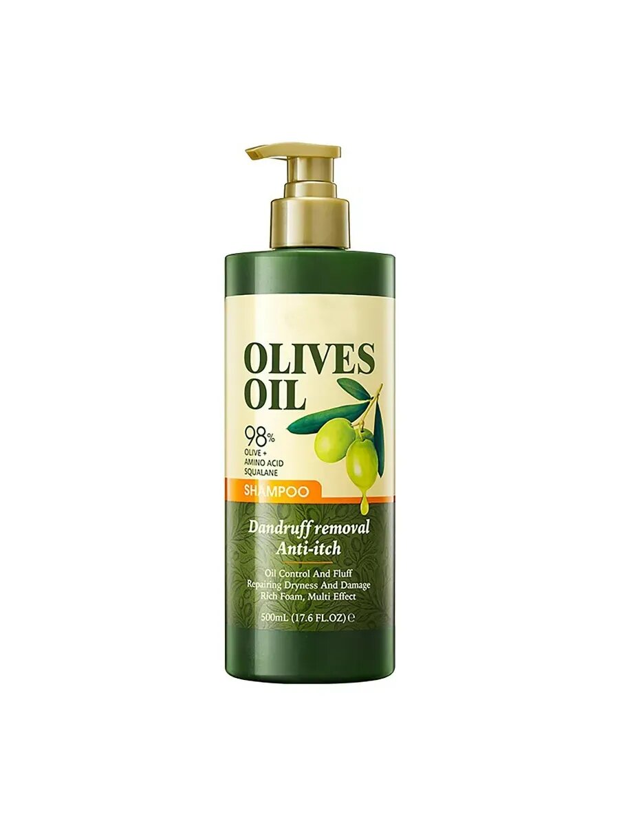 OLIVES OIL Shampoo, Sadoer (Шампунь для волос с оливковым маслом), 500 мл.