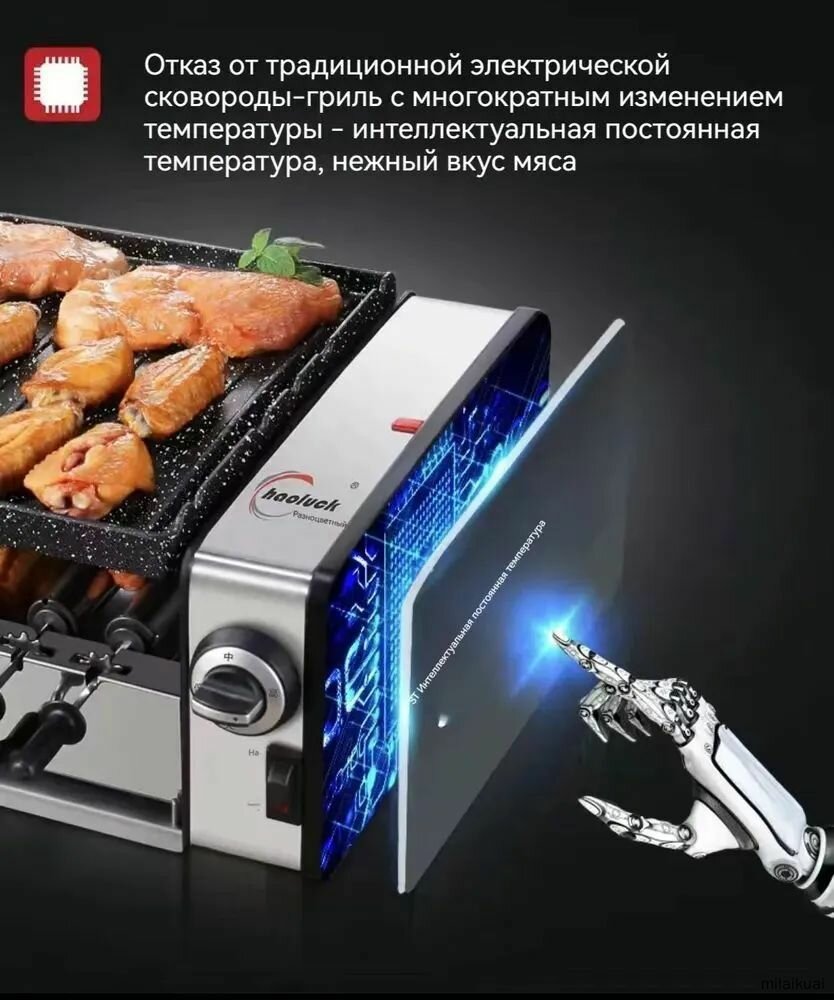 Шашлычница электрическая, Полностью автоматическая вращающаяся печь / барбекю-Dom