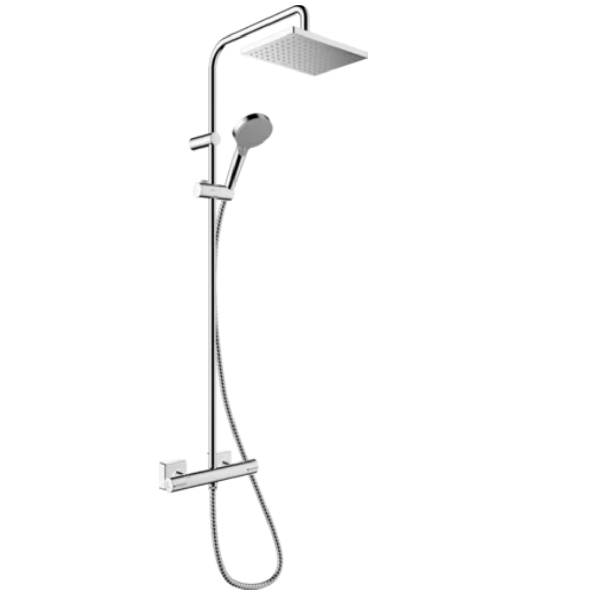 Душевая система hansgrohe Vernis Shape 230 1jet с термостатом 26286000, хром