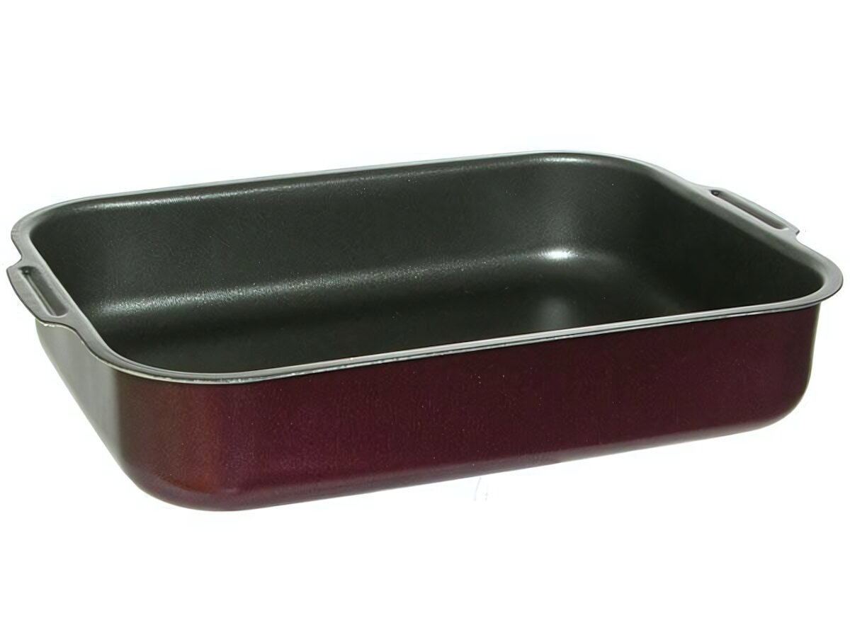 Противень 19*25*5,7см с антипригарным покрытием, алюминий, Калитва