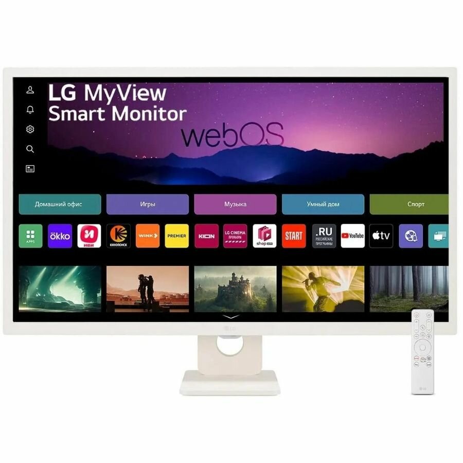 Монитор LG MyView 32SR50F-W, белый