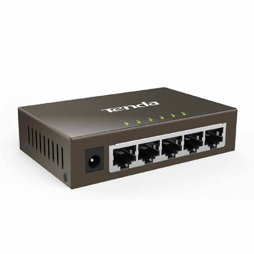 Tenda Сетевое оборудование TEG1005D Коммутатор настольный 5 - Ports 10 100 1000 Base - T Gigabit Switch