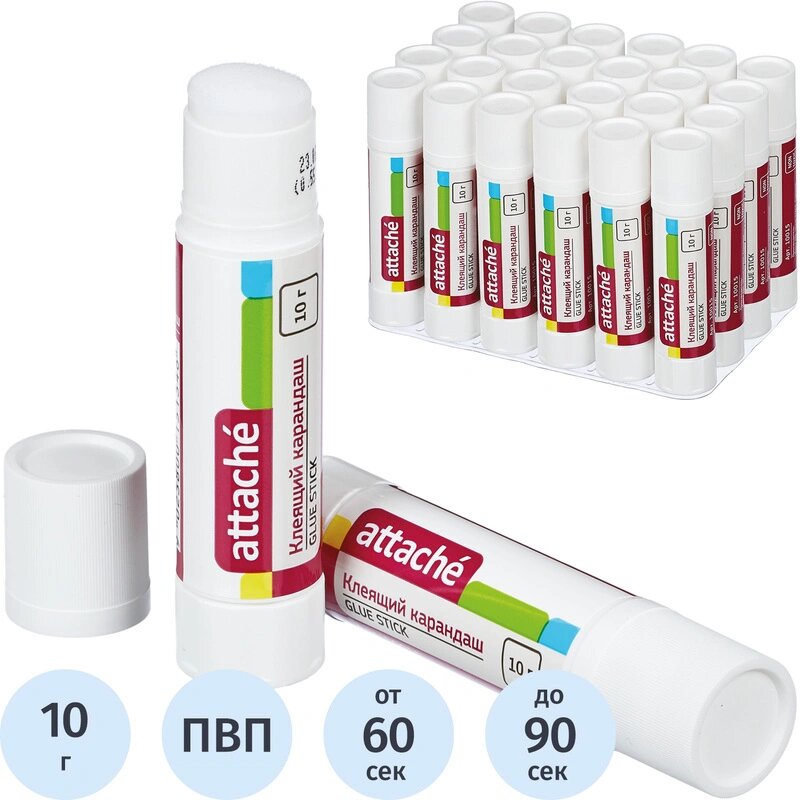 Клей-карандаш 10г ATTACHE 'EXTRA' 15134