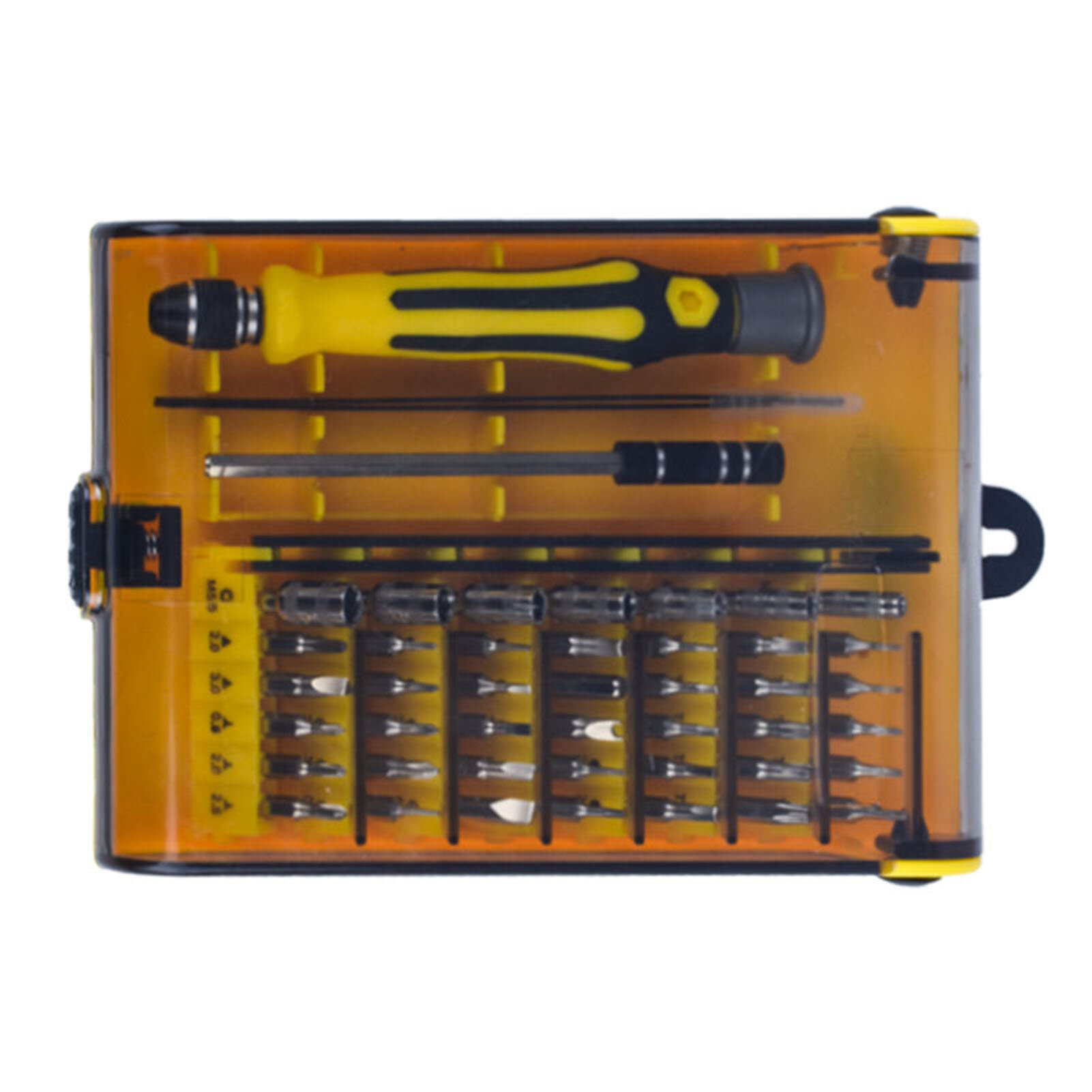 Набор инструментов 45 в 1: отвертка, биты, пинцет, удлинитель