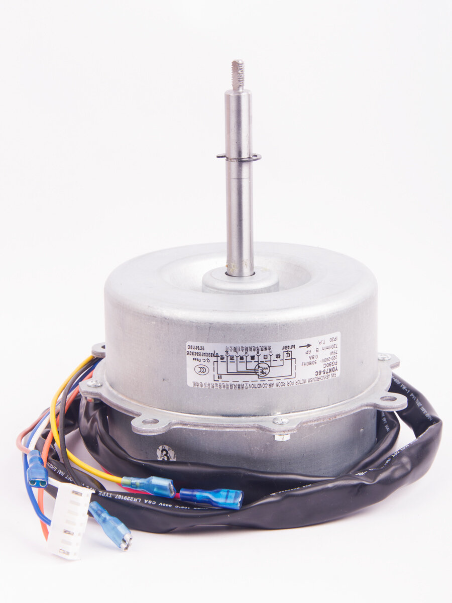 Электродвигатель наружного блока YDK75-6C/FN90C FG90C 75W 220V ПРЧ (013519)