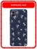 Чехол на Samsung Galaxy A03 / Самсунг Галакси А03 с принтом "Розы и ленточки", п...