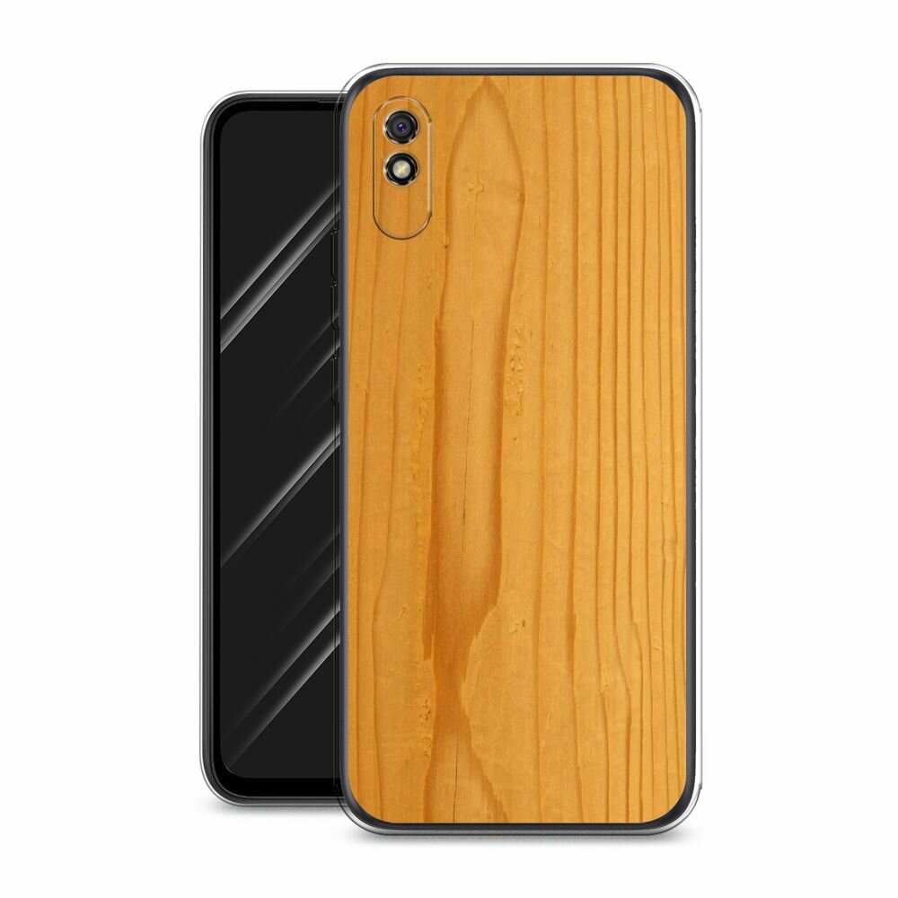 Чехол на Xiaomi Redmi 9A / Сяоми Редми 9А с принтом "Текстура дерево" — фото 1