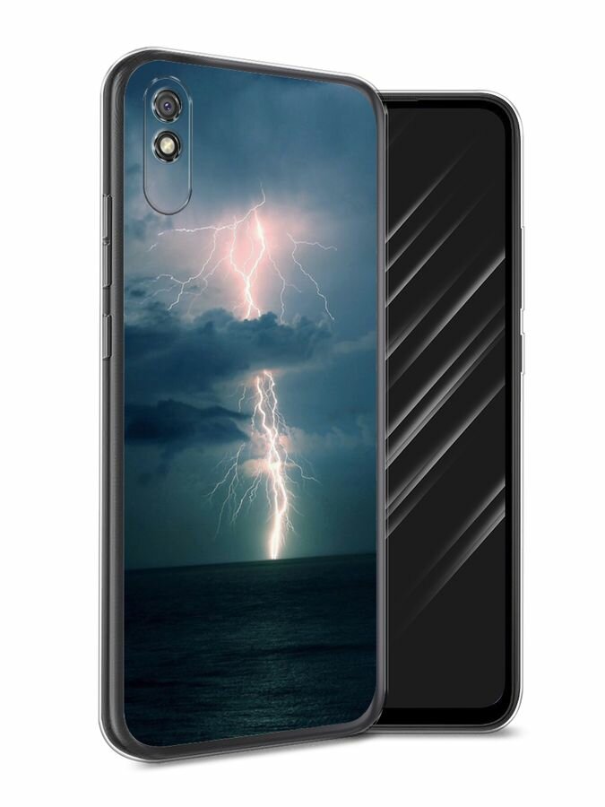Чехол на Xiaomi Redmi 9A / Сяоми Редми 9А с принтом "Молния 1"